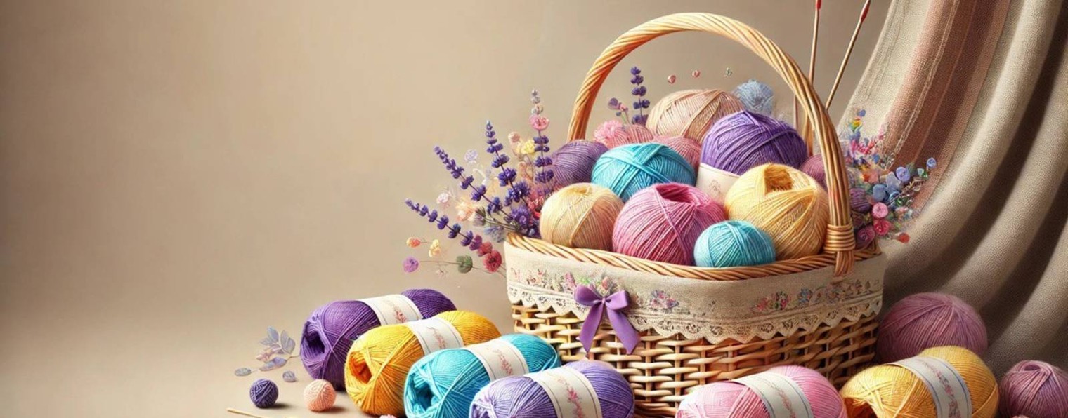 Клубки в корзинке | Вязание, пряжа, мастер-классы
