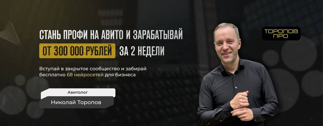 Авитолог Николай Торопов