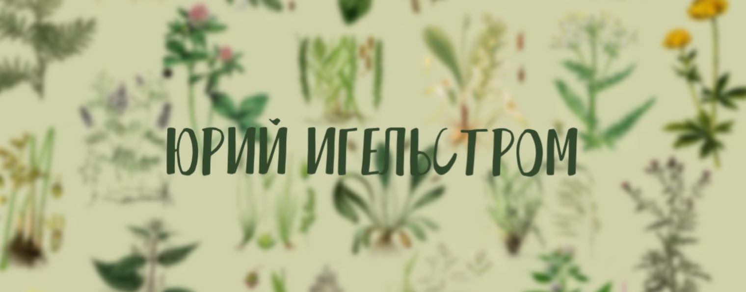 Юрий Игельстром|Ботаника