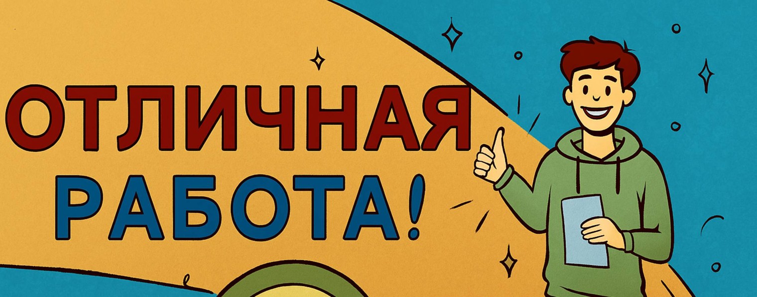 Отличная работа!