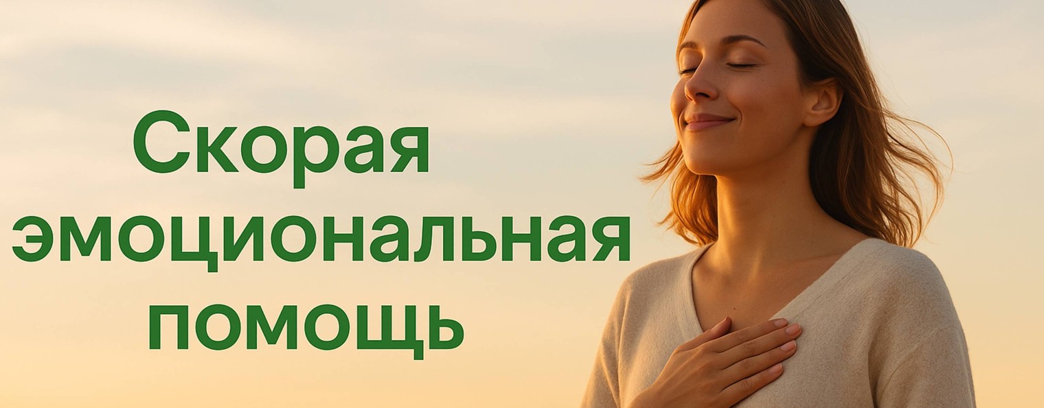 Скорая эмоциональная помощь
