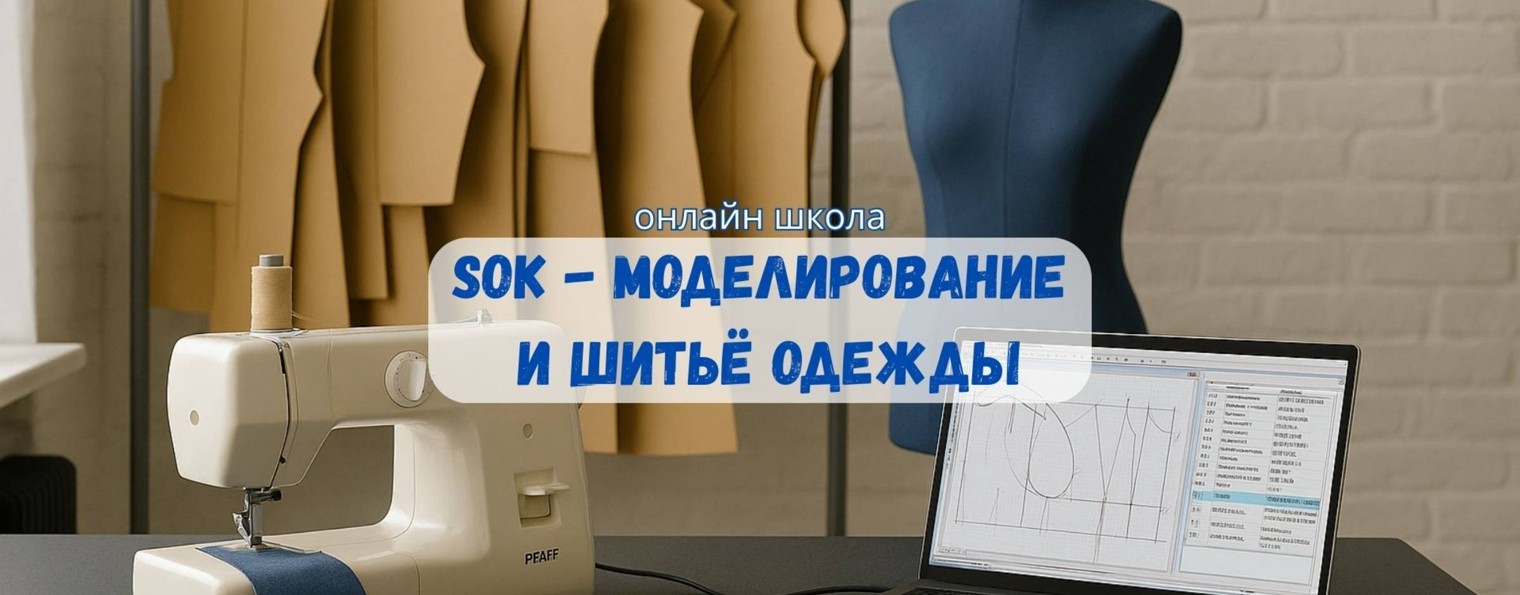 Школа SOK: моделирование, лекала, шитьё с нуля