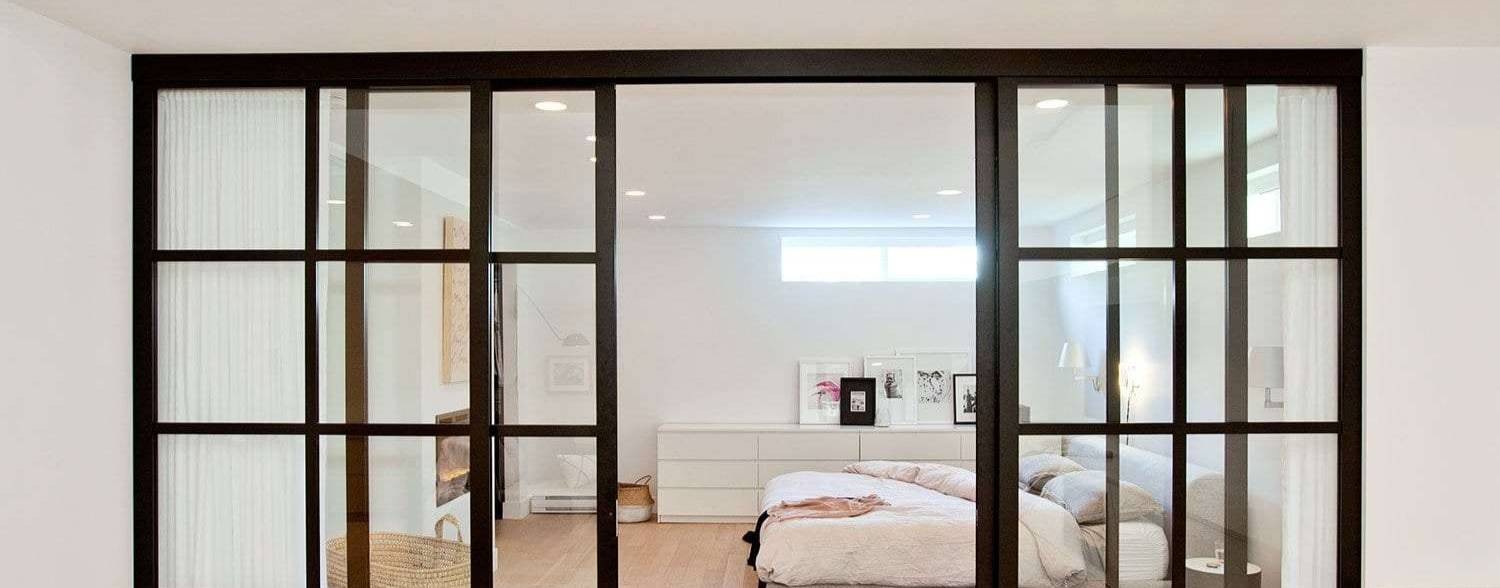 Замерин Крым - перегородки из стекла