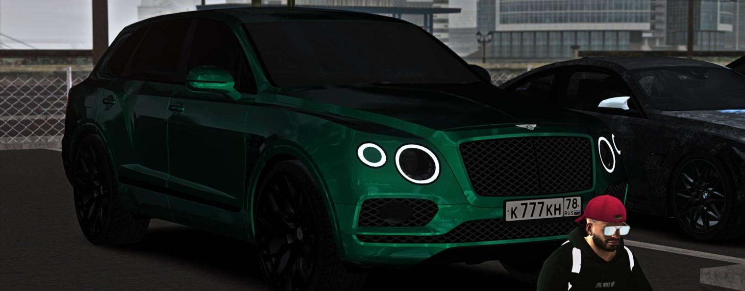 The green Bentley