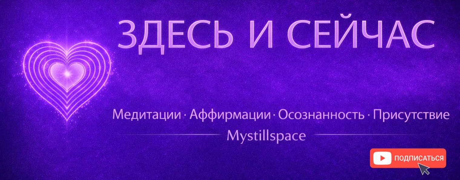 Аффирмации, практики |Здесь и сейчас mystillspace