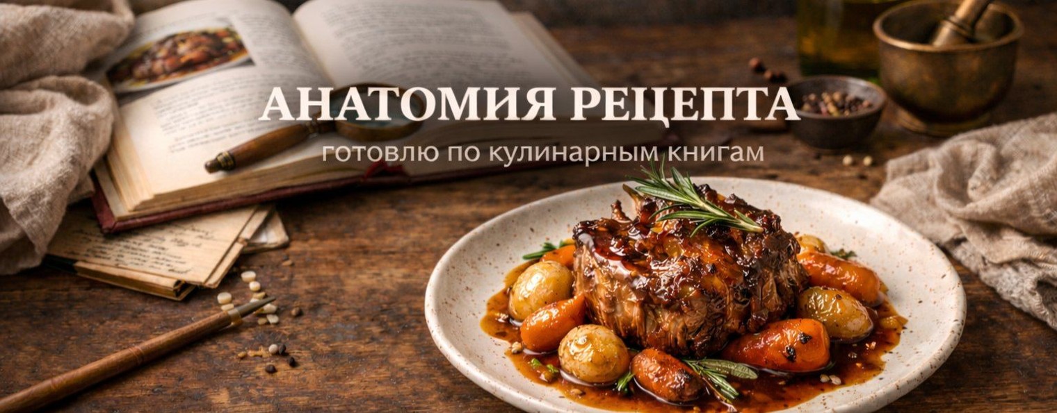 Анатомия рецепта - готовлю по кулинарным книгам