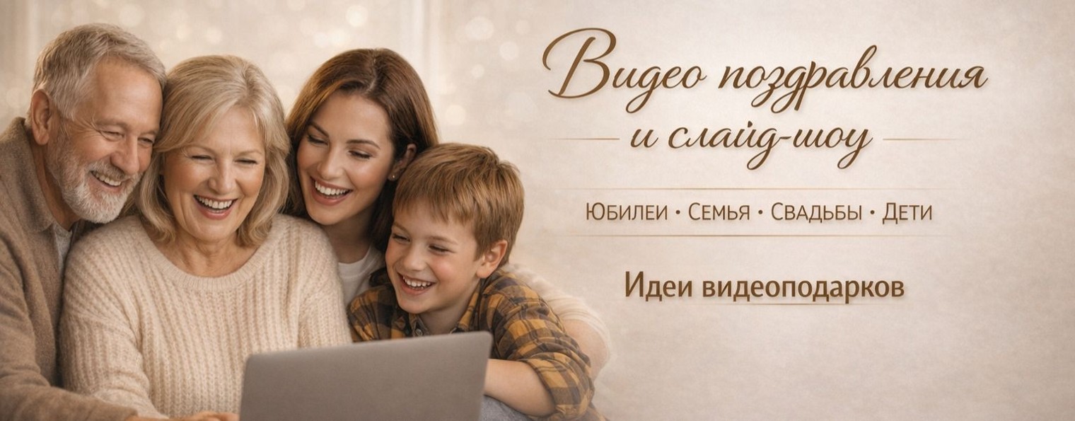 MOS Video |Видео поздравления и слайд-шоу на заказ