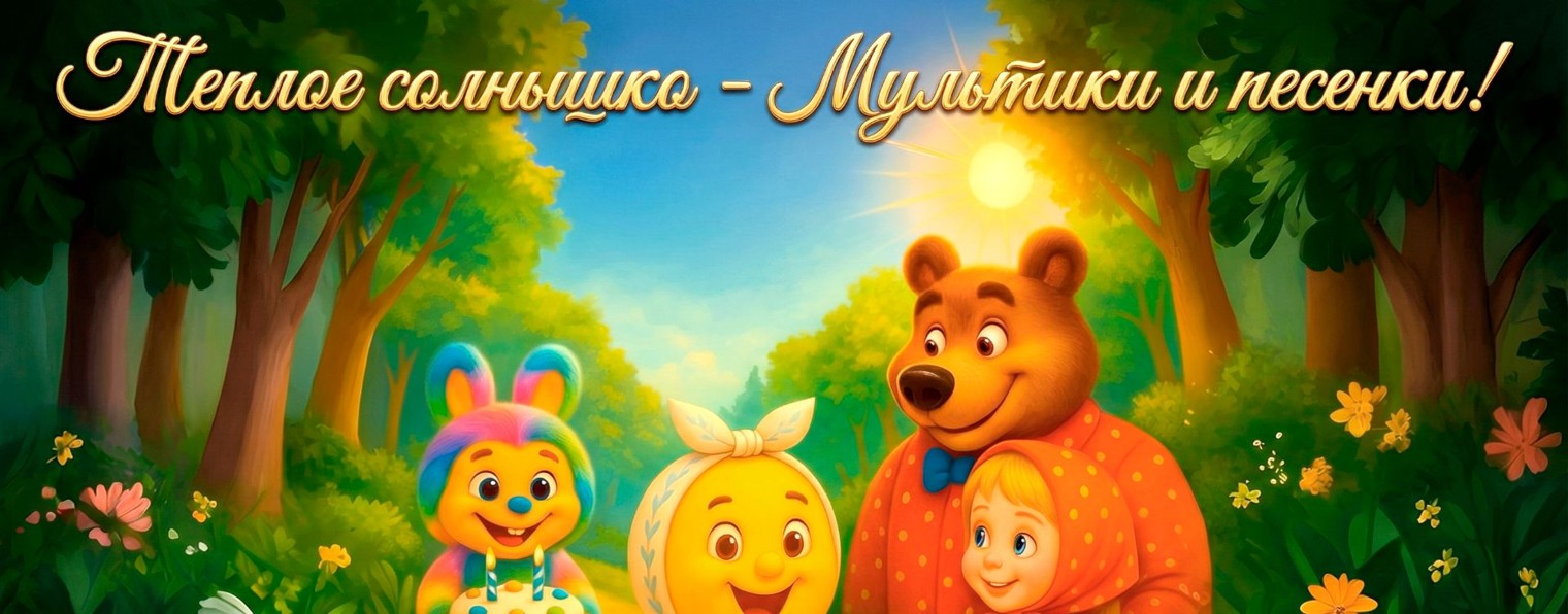 Теплое солнышко - Мультики и песенки!