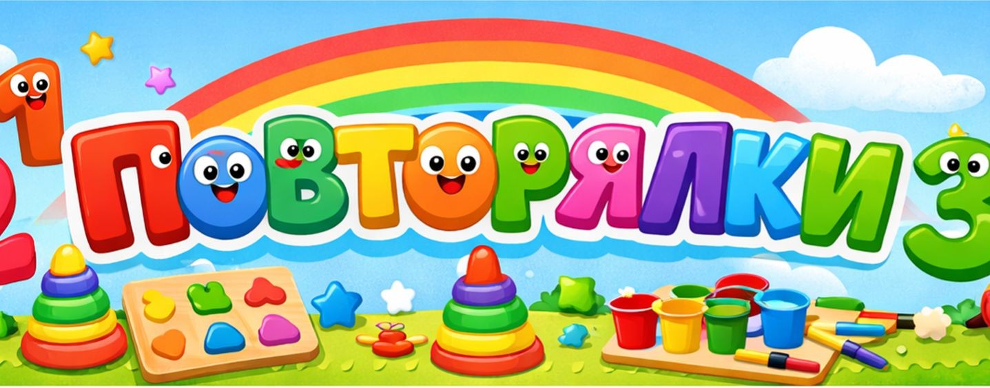 Повторялки - Развивающие Видео для Детей!