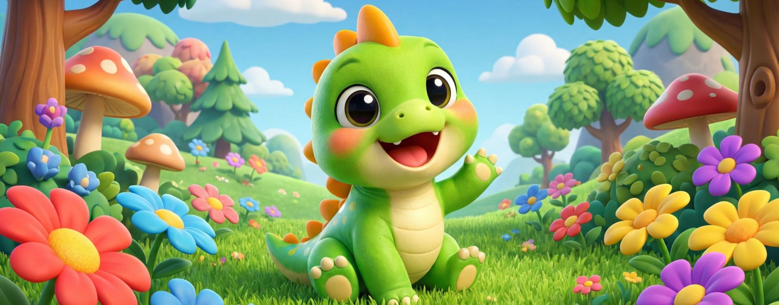 Динозаврик Тоша — песенки для малышей