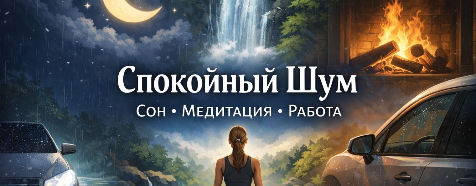 Спокойный Шум | Сон • Медитация • Работа