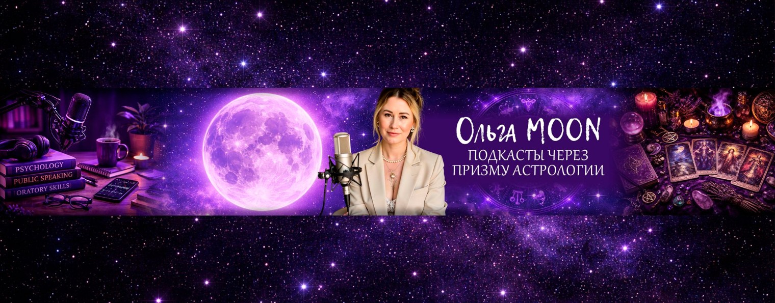 Подкасты с Ольгой Moon через призму астрологии
