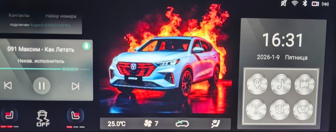 UNI-Combo для вашего ГУ на автомобиле Changan