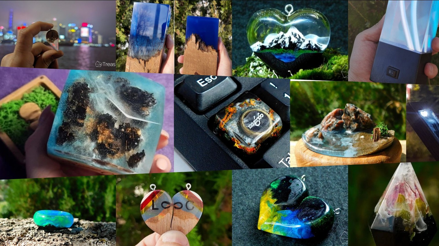 Treas.ru - необычные изделия из дерева и смолы