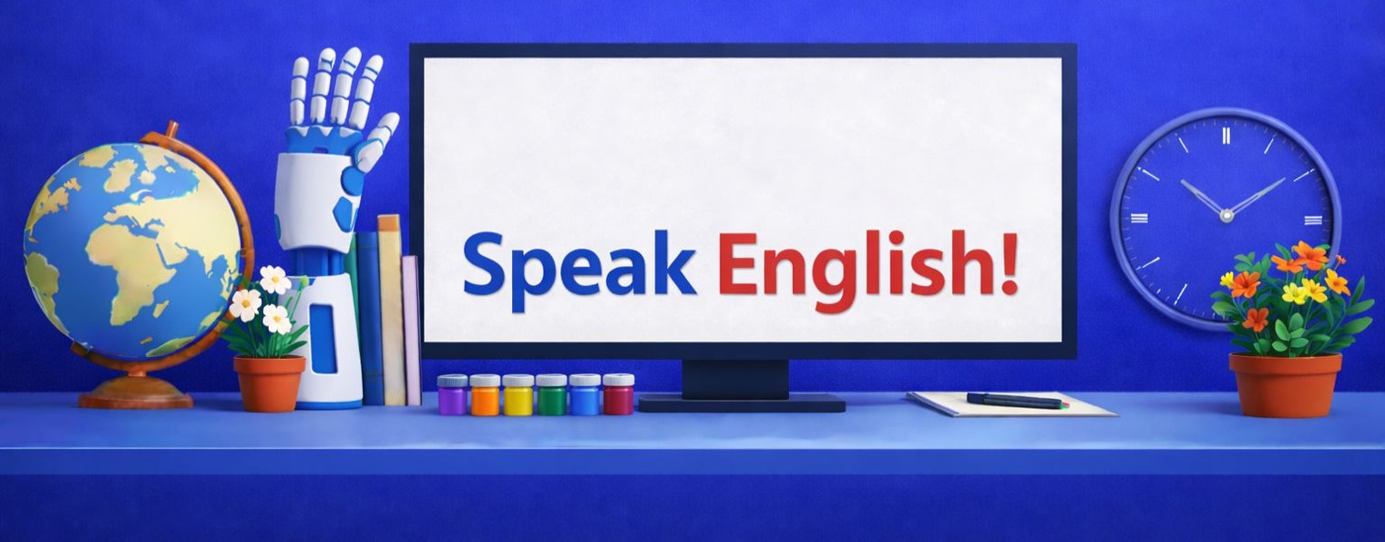 Speak English!