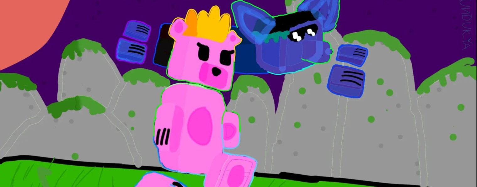 Синий-фенек и Королева мишек