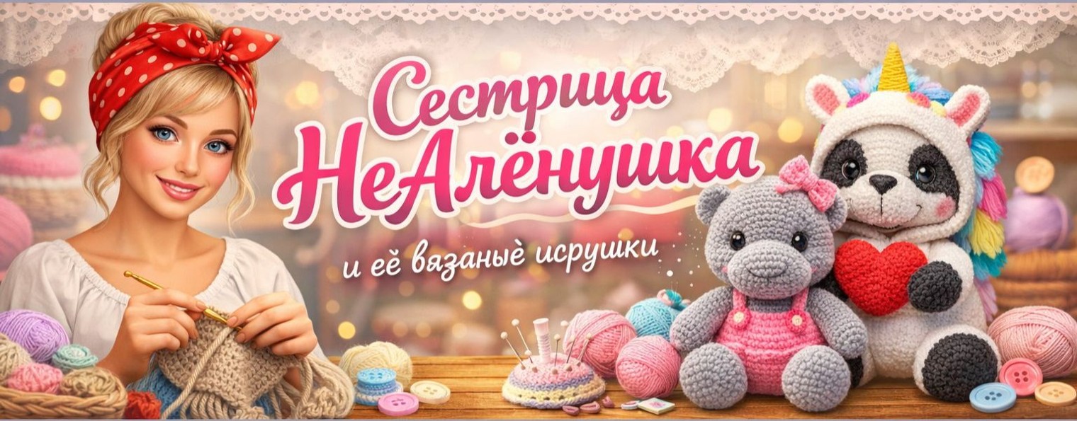 Сестрица НеАлёнушка и ее вязаные игрушки