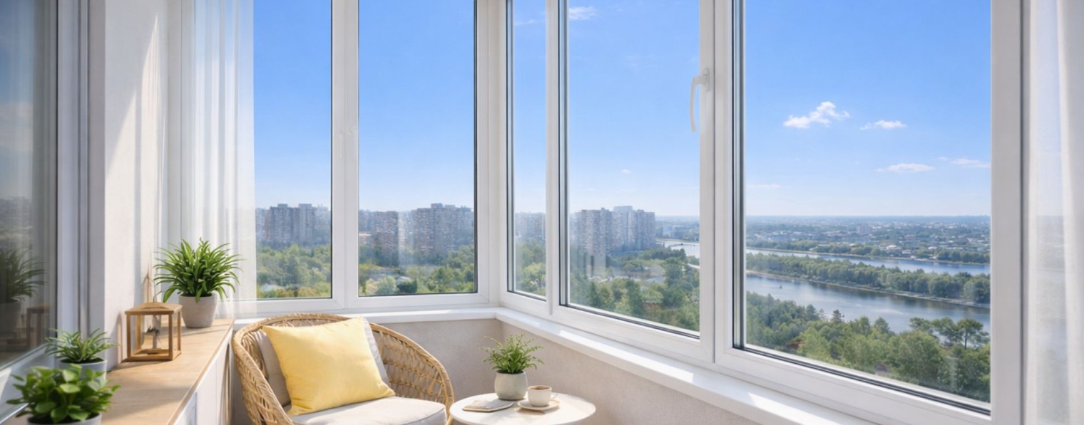 Остекление и отделка балконов