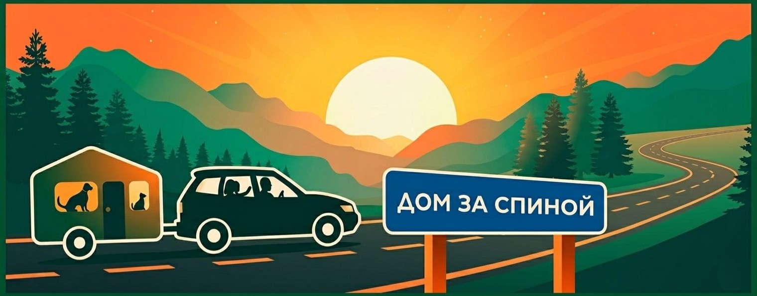 Дом за спиной: прицеп, маршруты, жизнь в дороге
