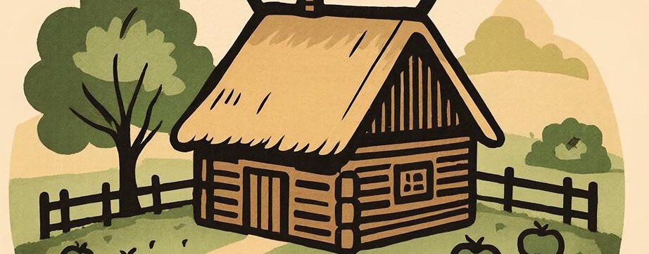 Дом, двор, огород круглый год.