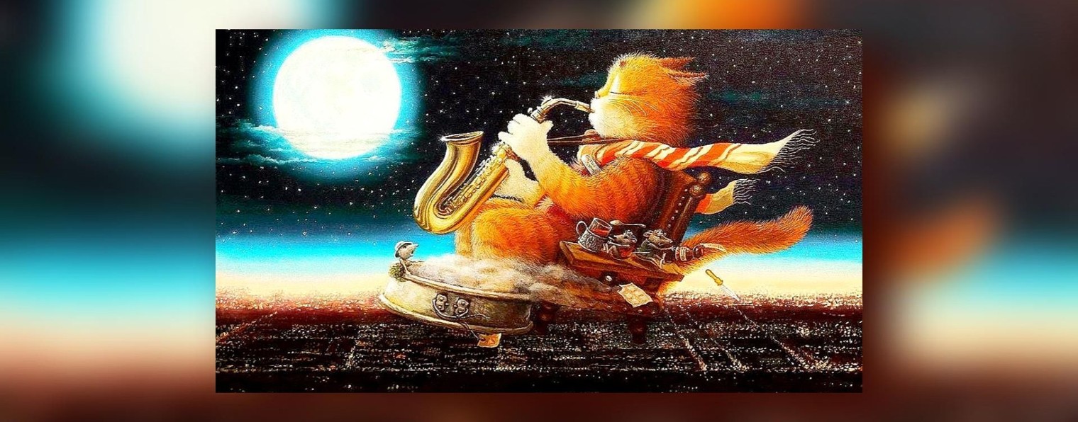 40+ САКСОФОН. Бо  Йы "САЙ-ФАЙ ФЬЮЖН" (импровиз)
