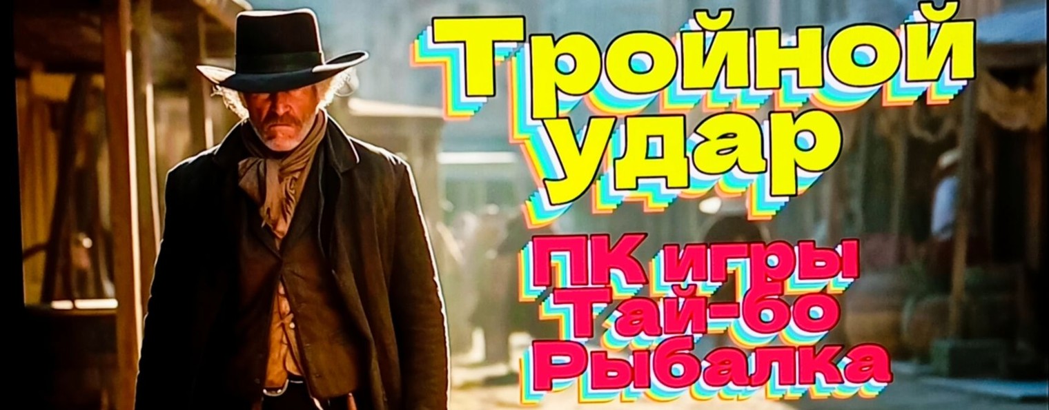 Тройной Удар👊1.ТАЙ-БО 2. 👊ПК игры 3.👊Рыбалка