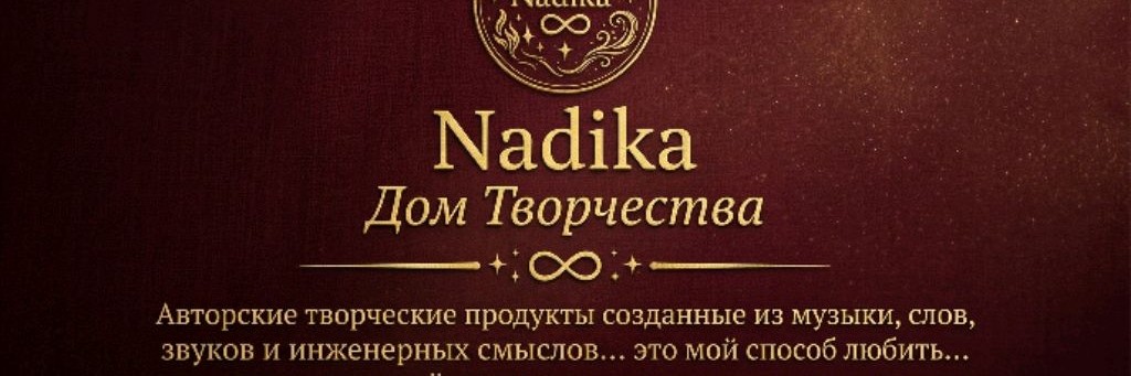 Дом Творчества Nadika🎙️автор🎧 Надежда Казанцева
