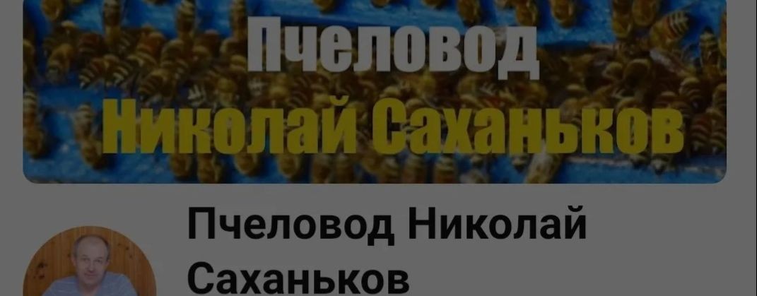 Пчеловод Николай Саханьков