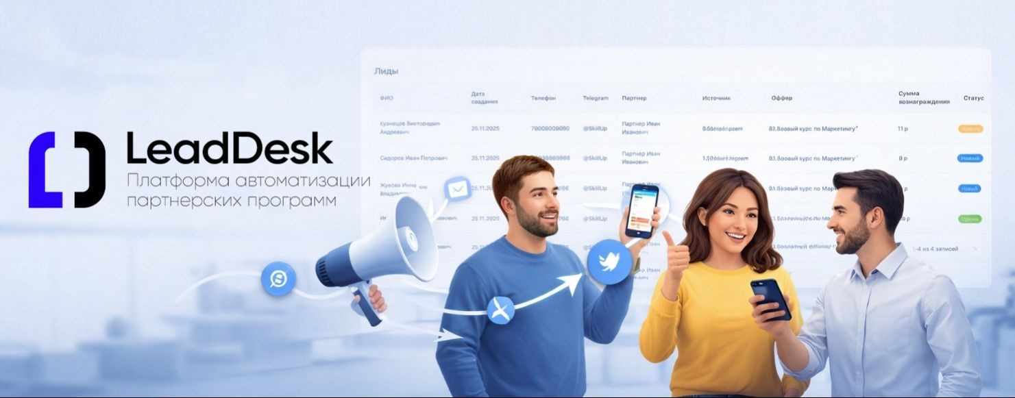 Клиенты по рекомендациям | LeadDesk