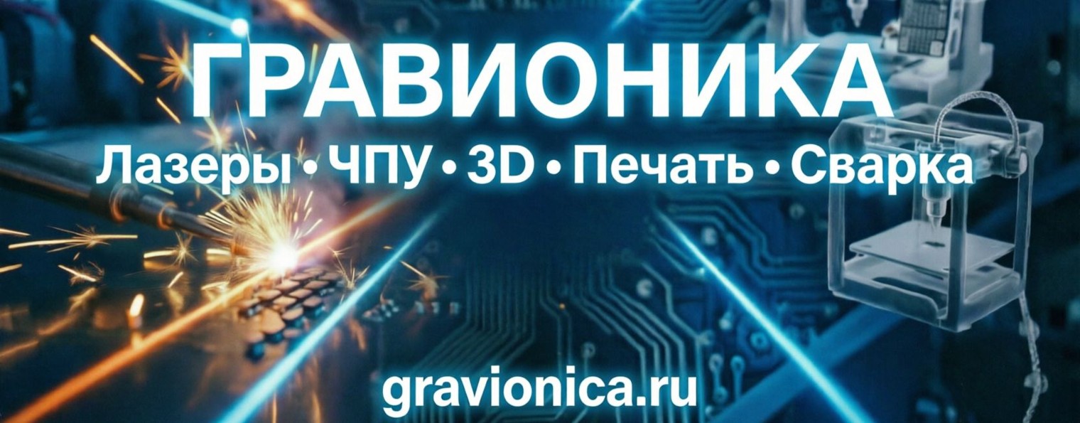 Гравионика | Лазеры • ЧПУ • 3D • Печать • Сварка