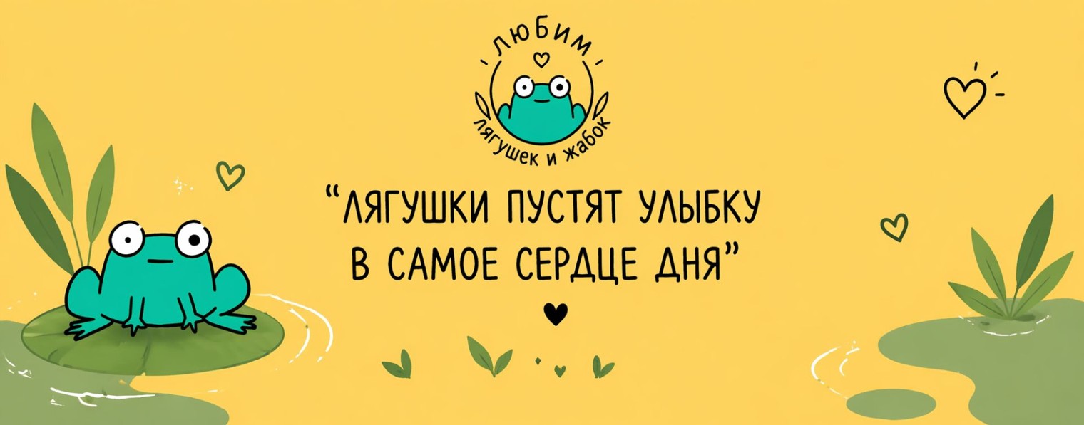 любим лягушек и жабок