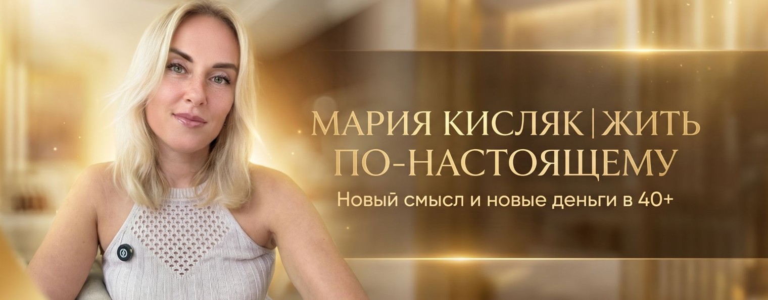 ЖИТЬ ПО-НАСТОЯЩЕМУ | МАРИЯ КИСЛЯК