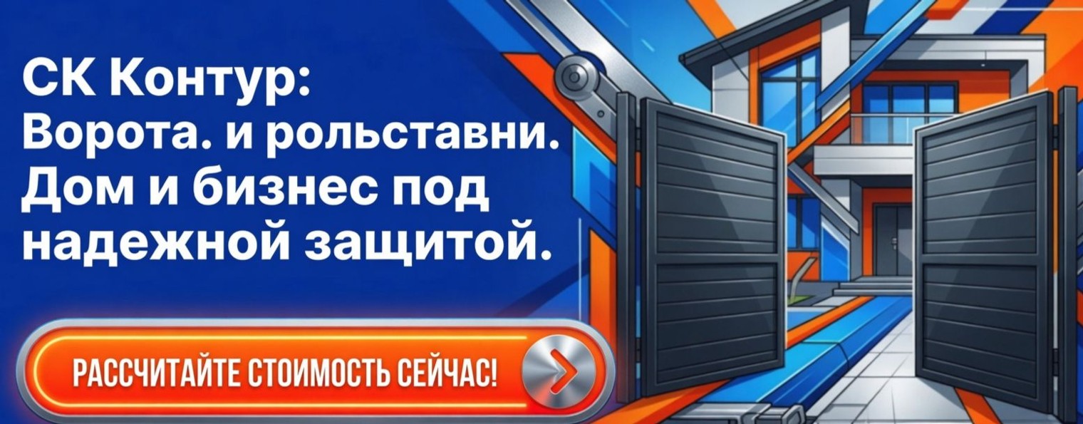 СК Контур. Ворота, рольставни, автоматика