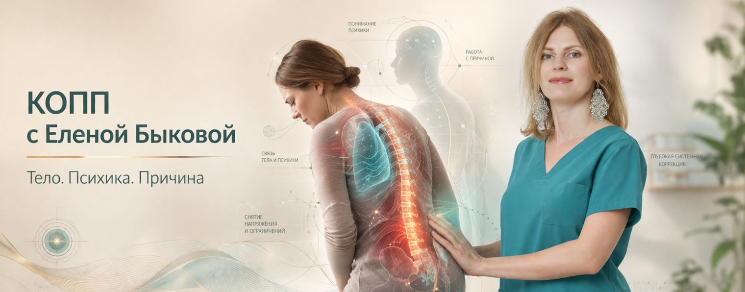 Елена Быкова КОПП  КинезиОстеоПсихоПрактик