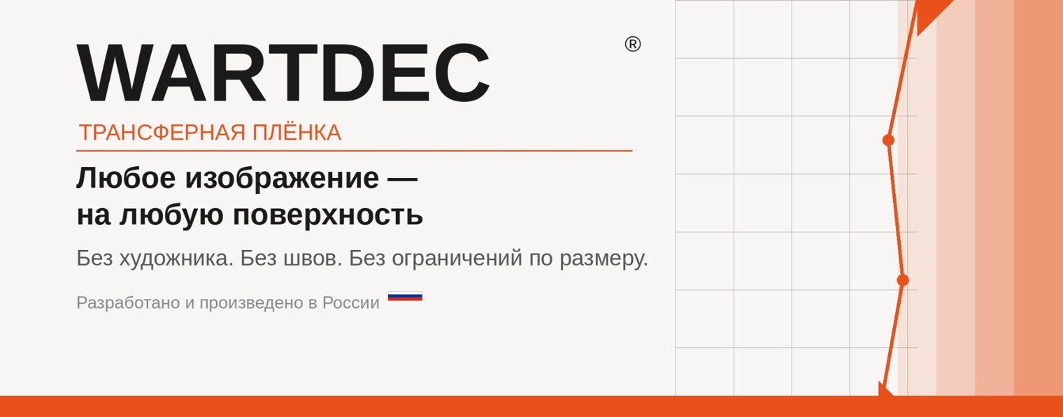 WARTDEC | трансферная плёнка для поверхностей