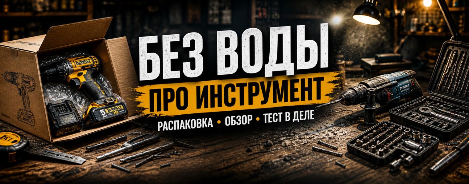 Без воды про инструмент