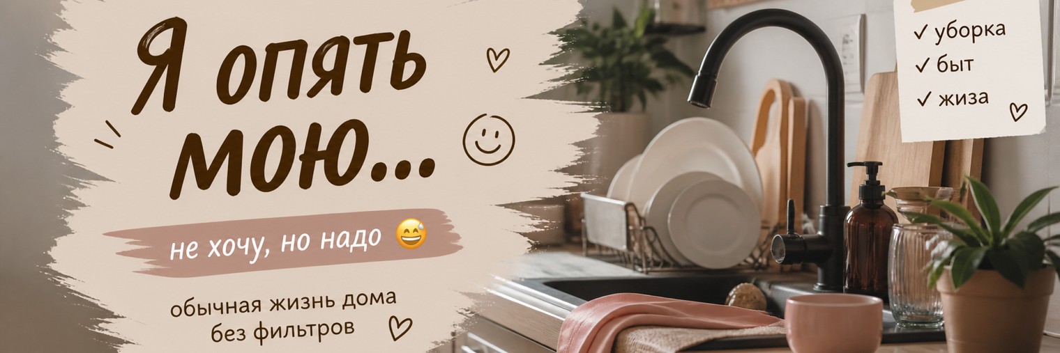 Я опять мою… 😅 | Быт без фильтров