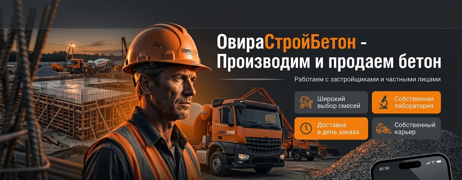 ОвираСтройБетон - Производим и продаем бетон