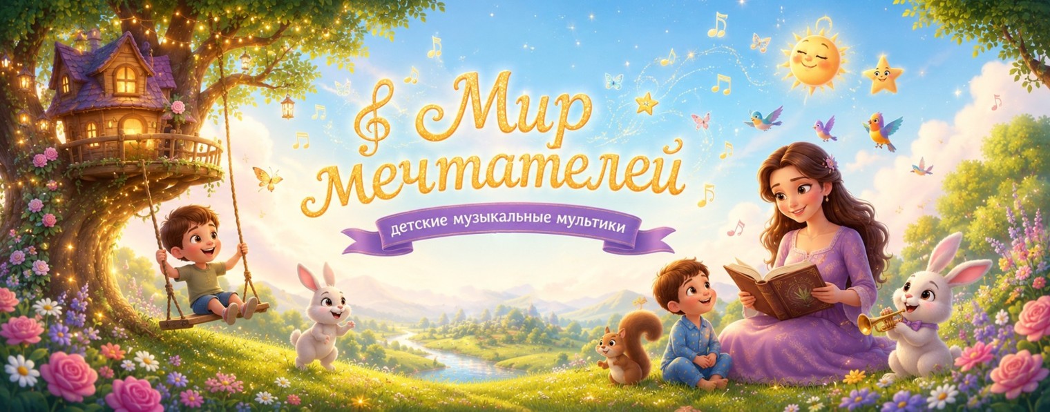 Мир мечтателей. Детские песни, добрые мультики