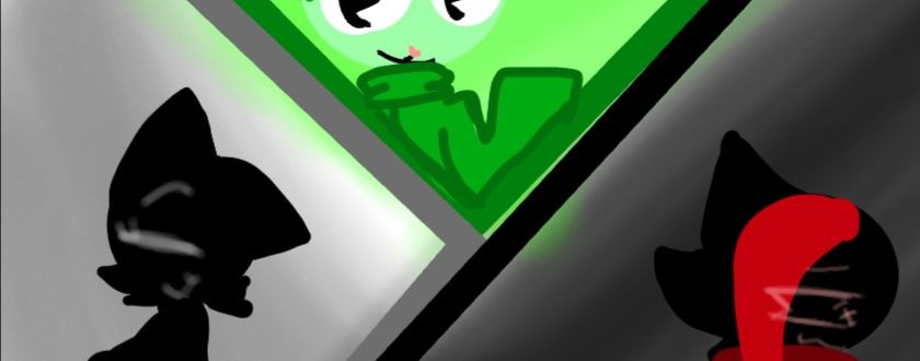 ‡†~КИНТЯ фанатка HTF(глитч)~†‡★💚❤🖤🤍