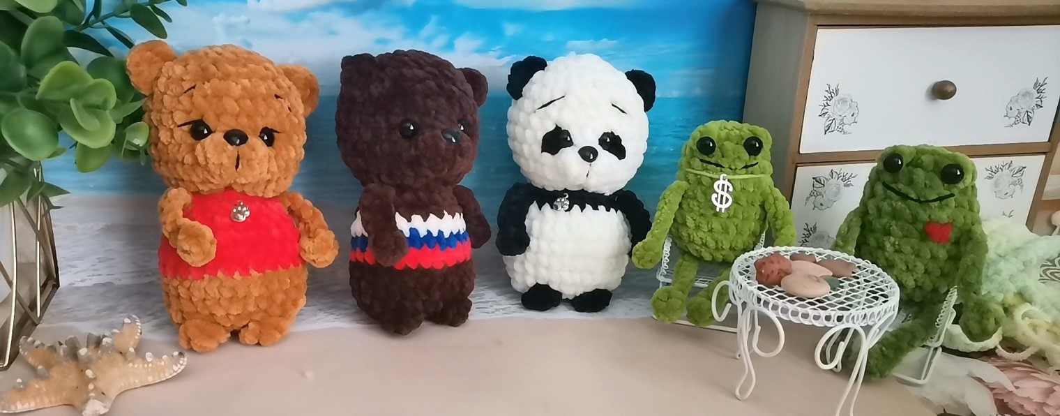 Медвежонок Фомка ~Мастерская вязаных сувениров🧶