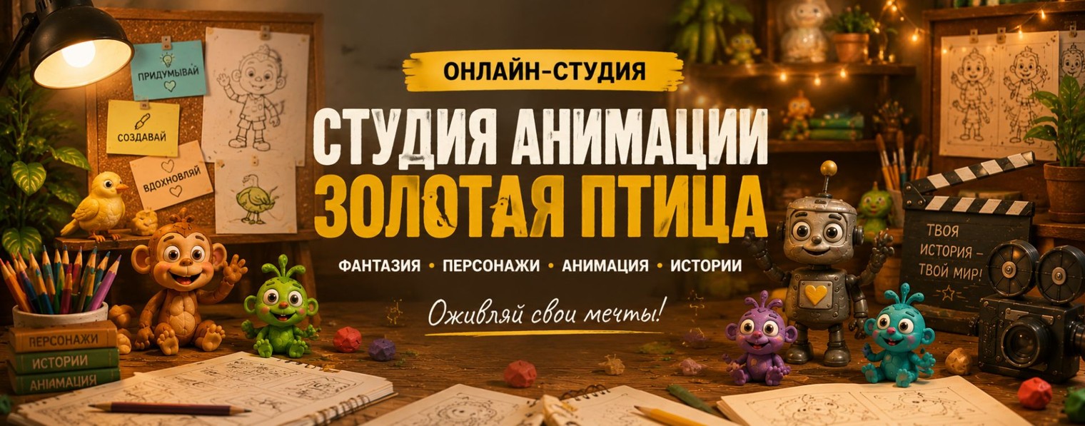 Студия пластилиновой анимации "Золотая птица"
