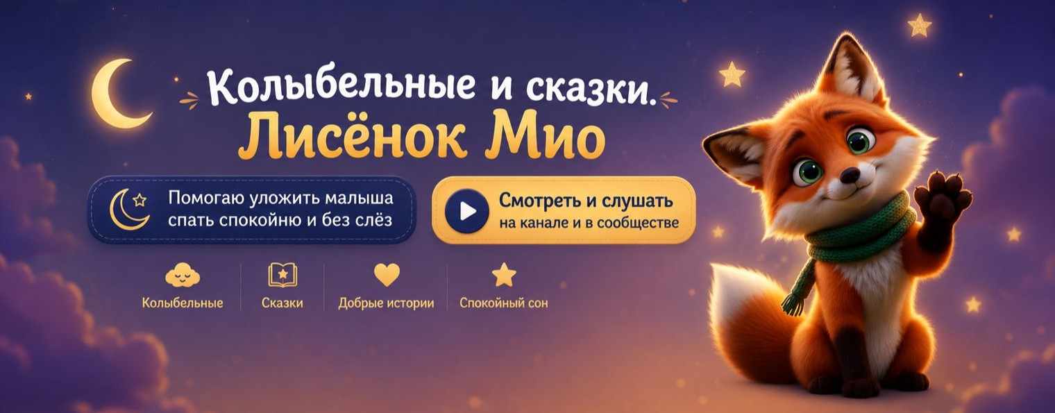 Лисенок Мио🦊 колыбельные