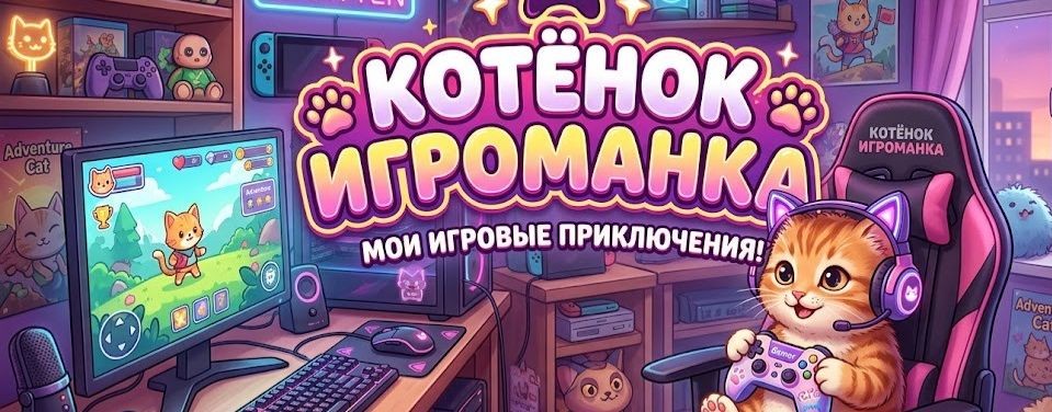 КОтёнок-игроманка