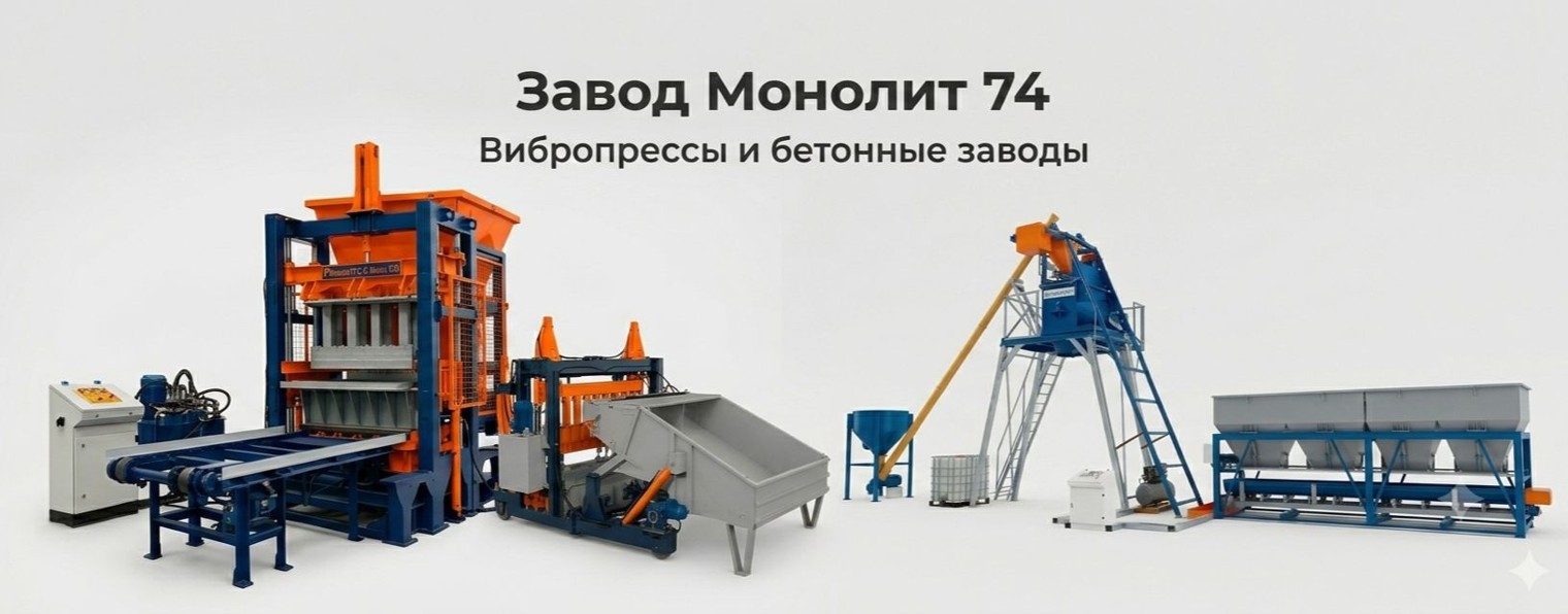 Монолит 74 / Вибропрессы и бетонные заводы