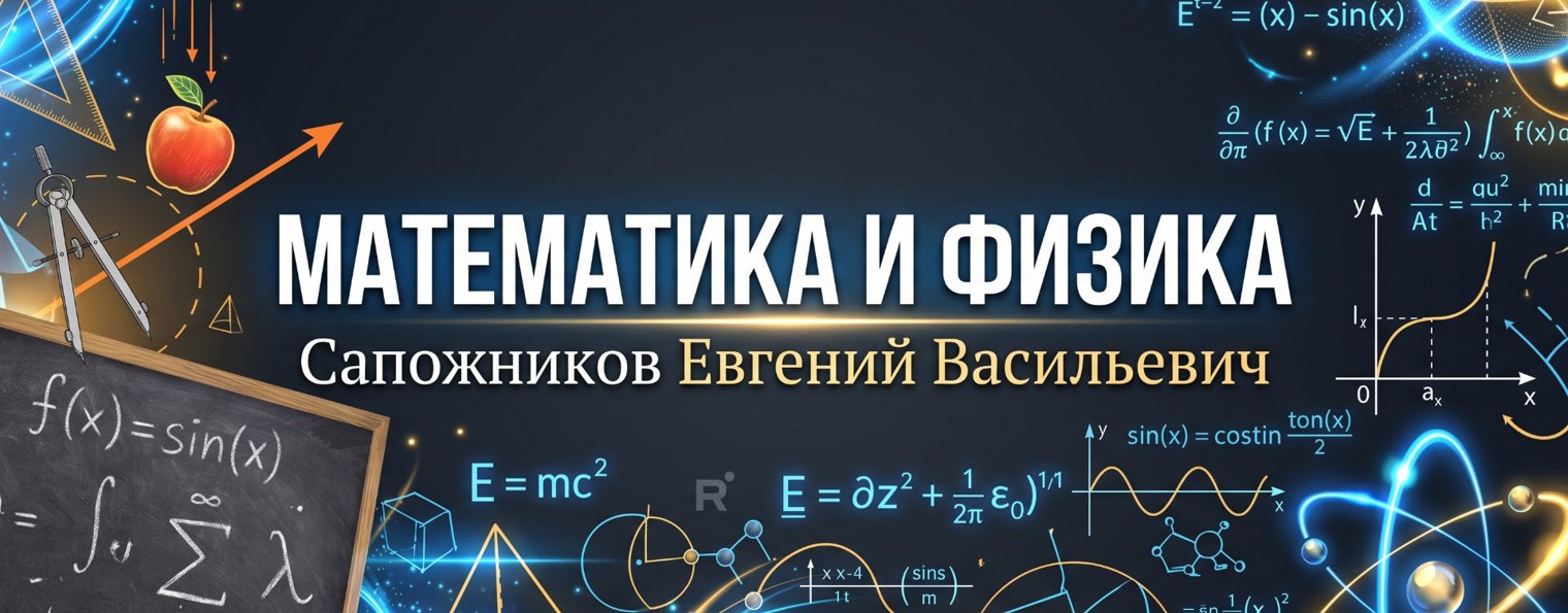 Математика и Физика. Сапожников Евгений Васильевич