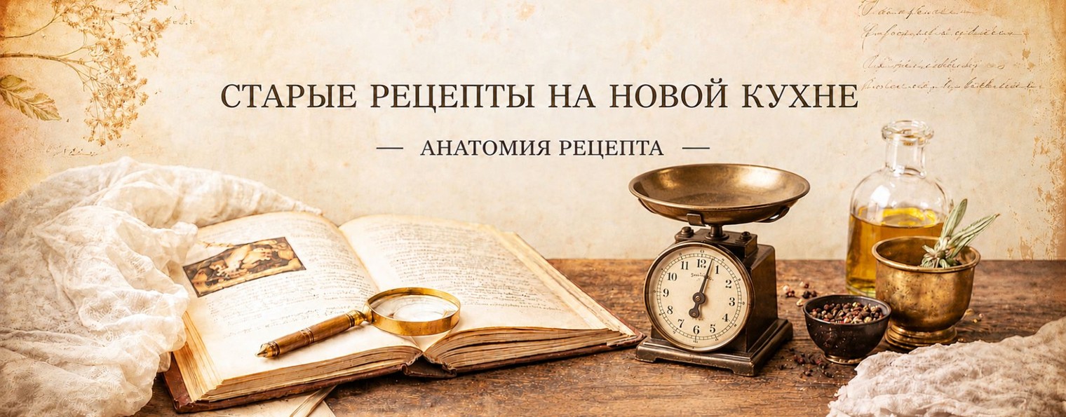 Анатомия рецепта | Старые рецепты на новой кухне