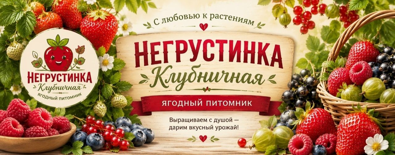 Негрустинка Клубничная