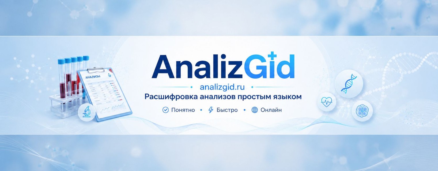Analizgid.ru | Расшифровка анализов