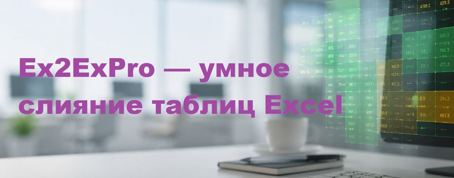 Ex2ExPro — Автоматизация и слияние таблиц Excel